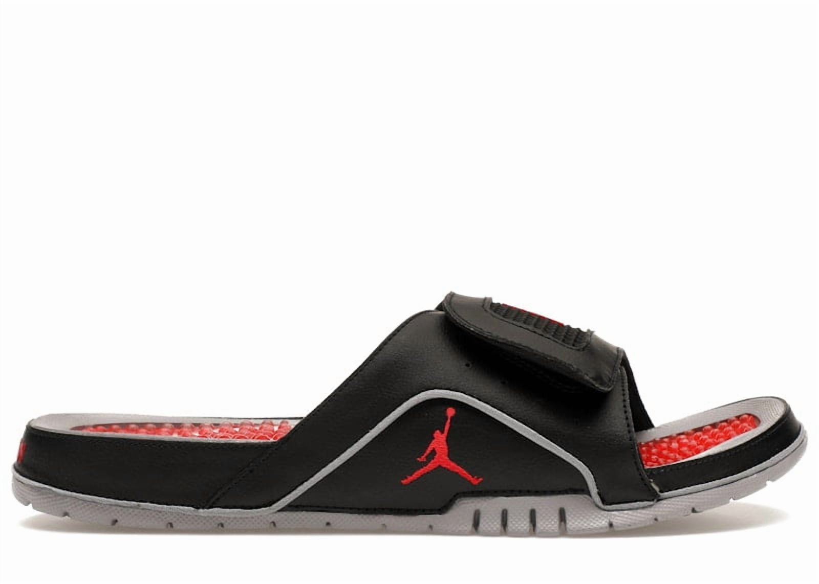 Jordan Men's Hydro 4 Slide Black Cement Basketball Sandals, from StockX ...