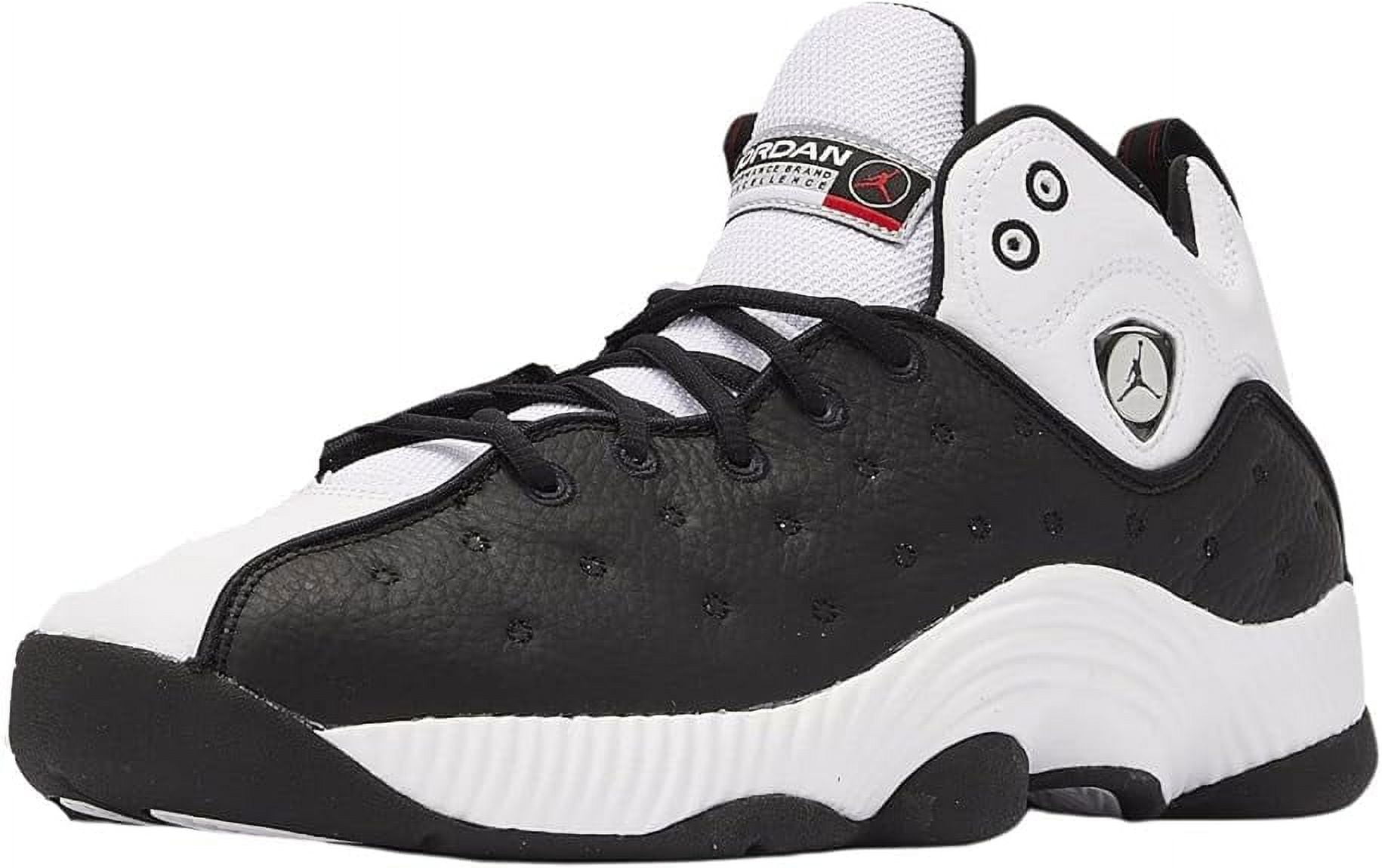 Jordan Mens Jumpman Team II Shoes,White/University Red/Black, 10 ...