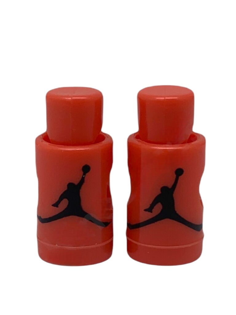 Jordan Nike Logo Air Jordan VI Lace Locks Coral Flat / Salmon Black ...