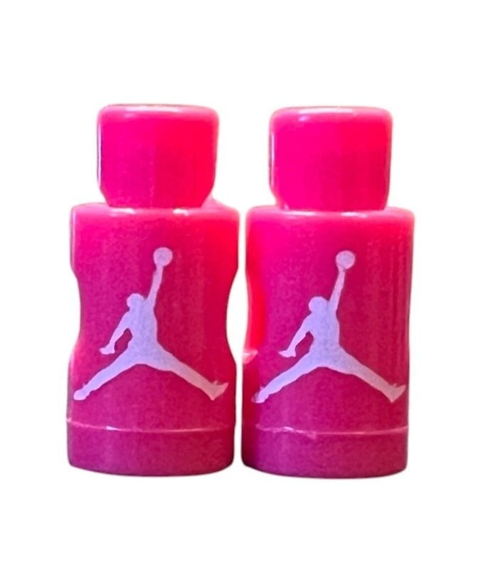 Jordan Nike Logo Air Jordan VI Lace Locks Pink Base White Jumpman ...