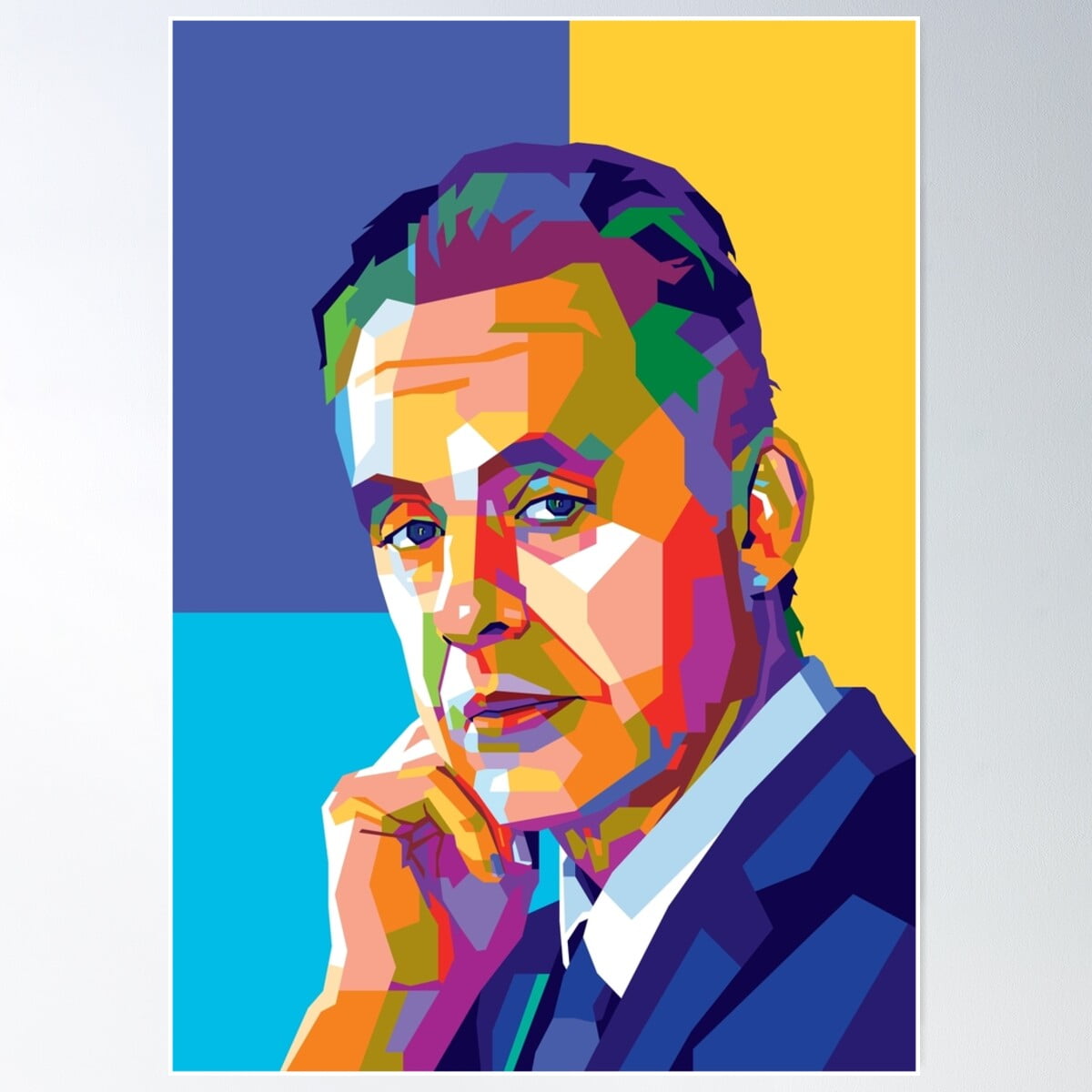 Jordan Peterson - Father Of The Internet (Abstract) Poster Wall Art ...