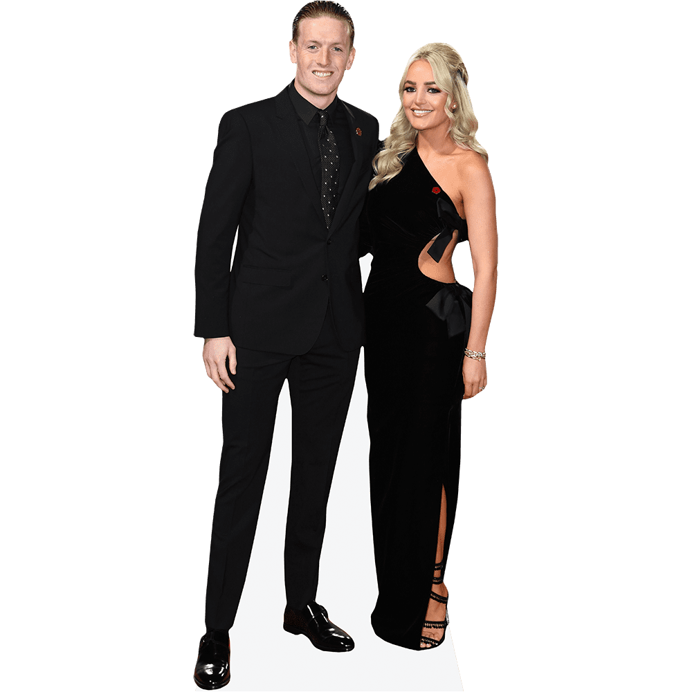 Jordan Pickford And Megan Davison (Duo) Mini Celebrity Cutout Standee ...