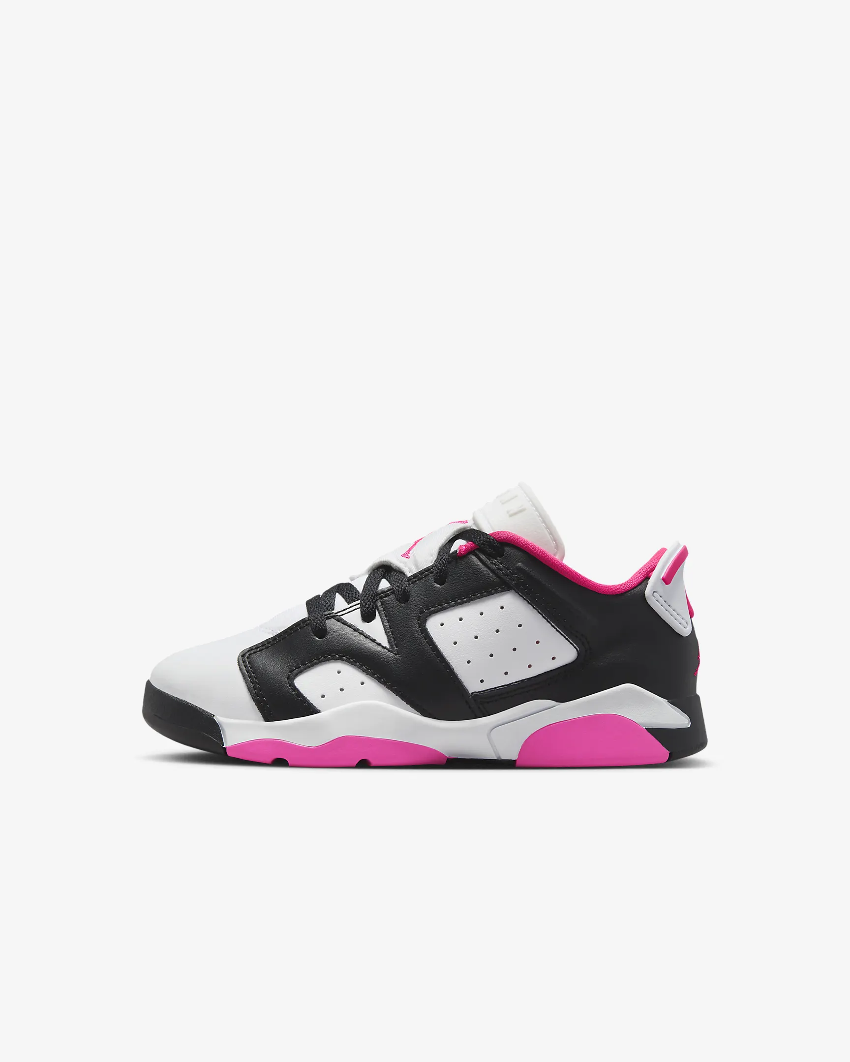 Little Kid's Jordan 6 Retro Low Black/Fierce Pink-White (DV3528 061 ...