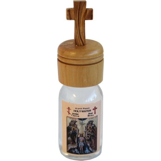 Jordan River Holy Water Holy Sepulchre Jerusalem with Extra Olive Wood ...