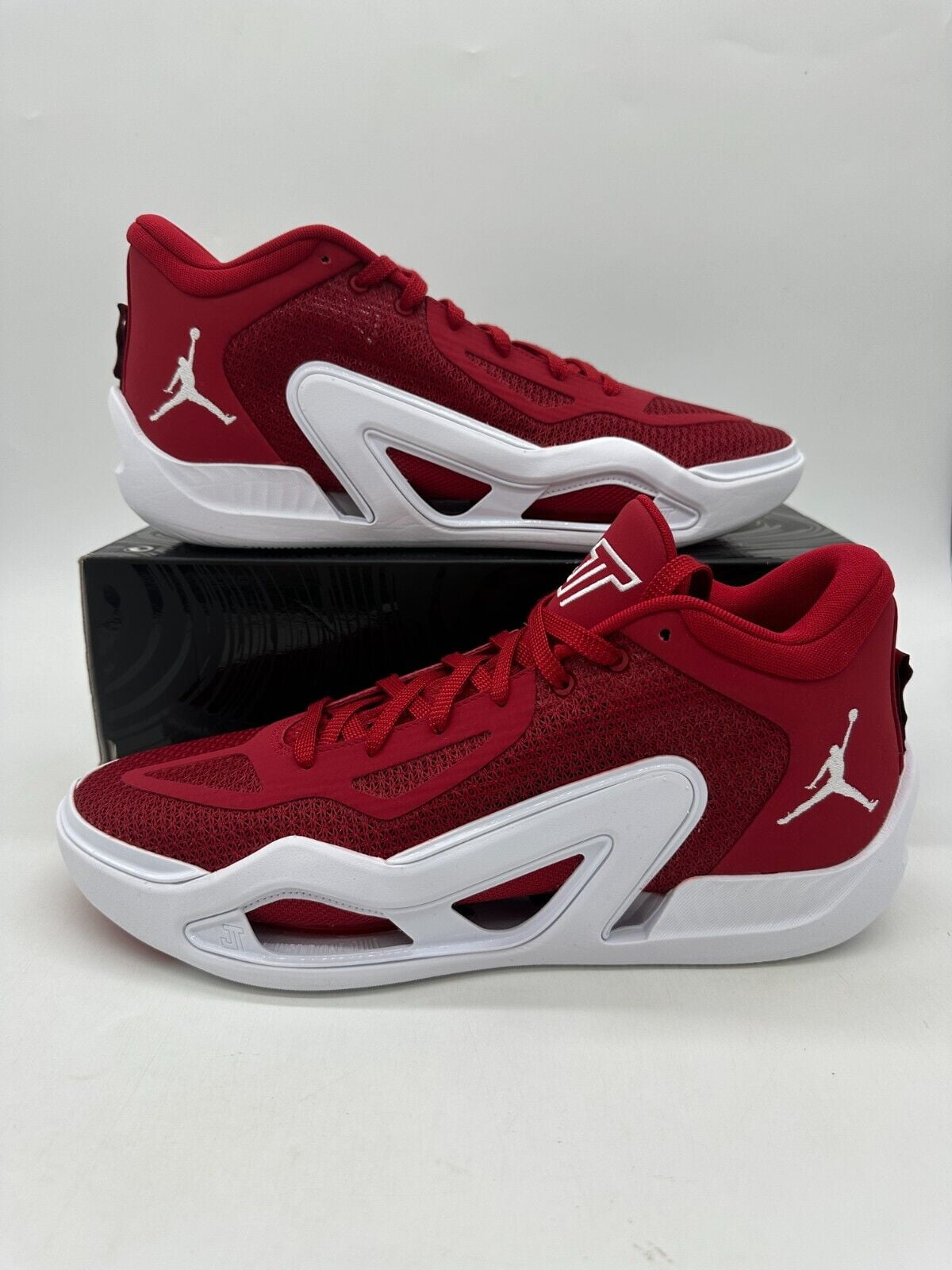 Jordan Tatum 1 Men's Size 15 Red white Basketball Athletic Shoes FB2863 ...