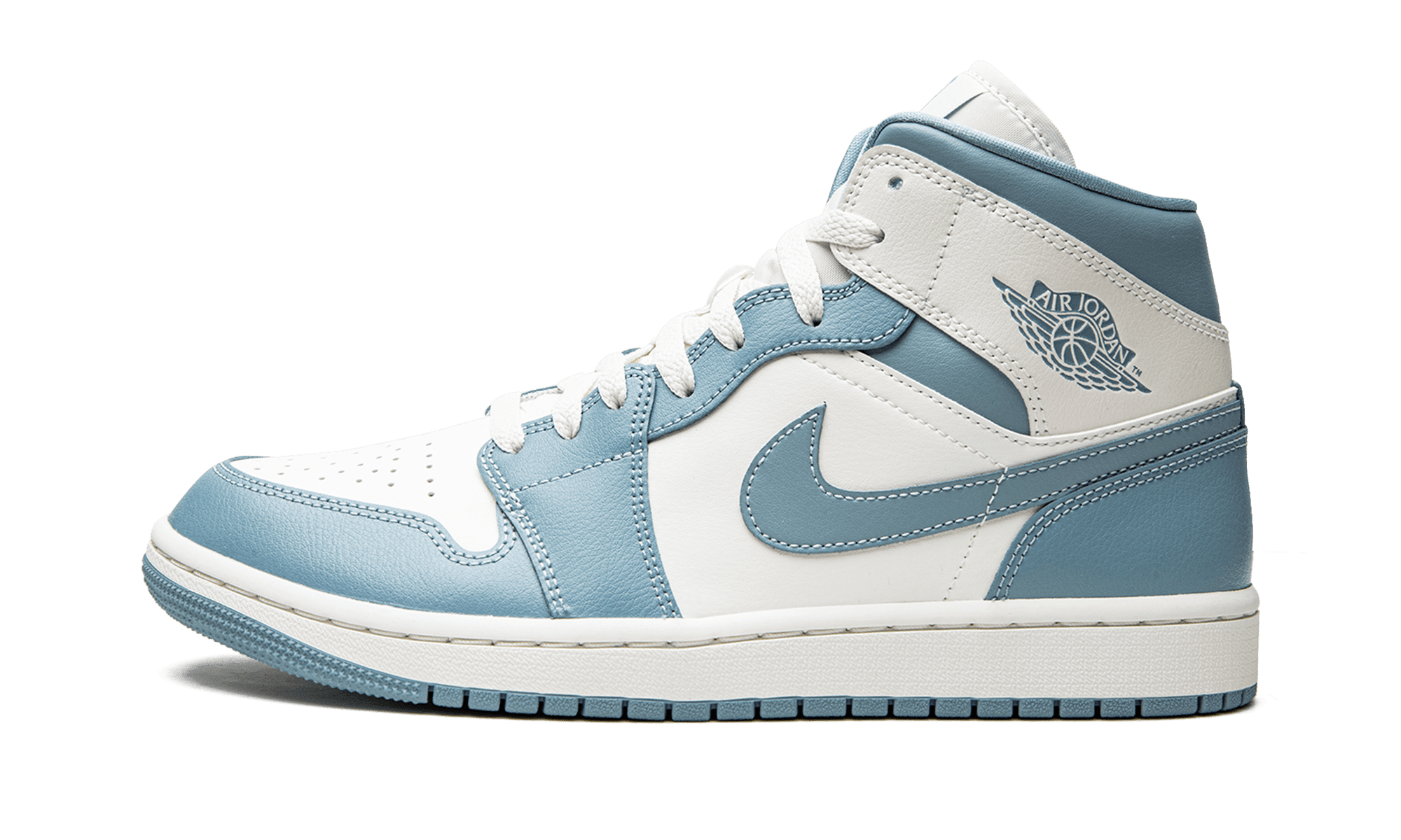 Jordan WOMENS AIR JORDAN 1 MID WMNS "UNC" BQ6472 141 from Stadium Goods ...