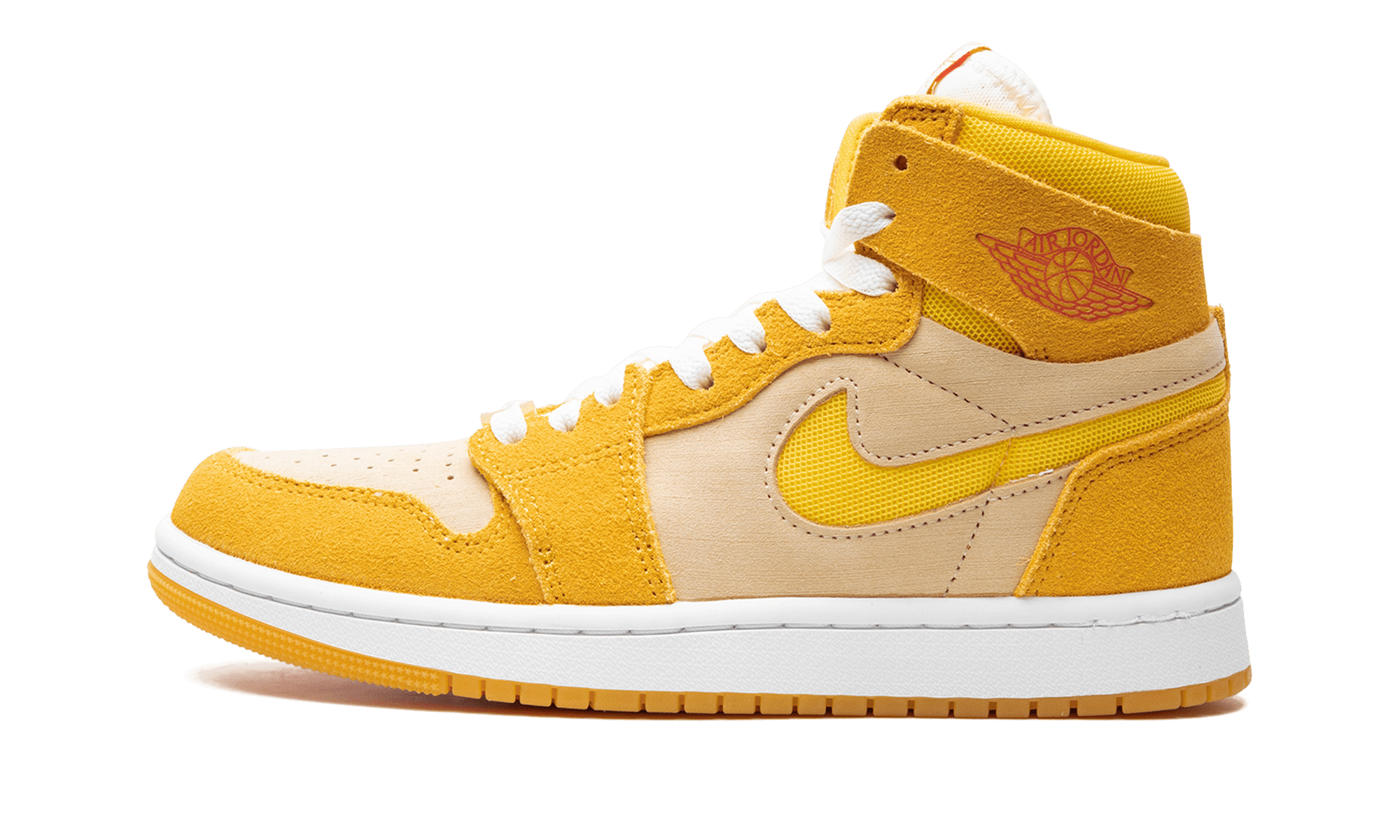 Jordan WOMENS Air Jordan 1 Zoom Air CMFT 2 Womens "Yellow Ochre/Tour ...