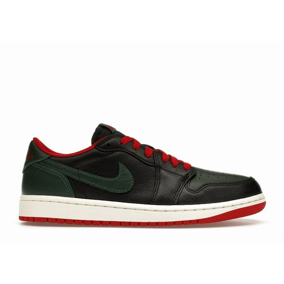 Jordan Women's 1 Retro Low OG Gorge Green Varsity Red Basketball Shoes ...