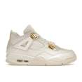 Jordan Women's 4 Retro Metallic Gold Basketball Shoes, from StockX ...