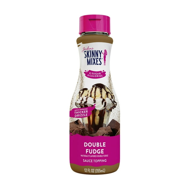 Jordan's Skinny Mixes Flavor Topping - Sugar-Free Double Fudge Sauce ...