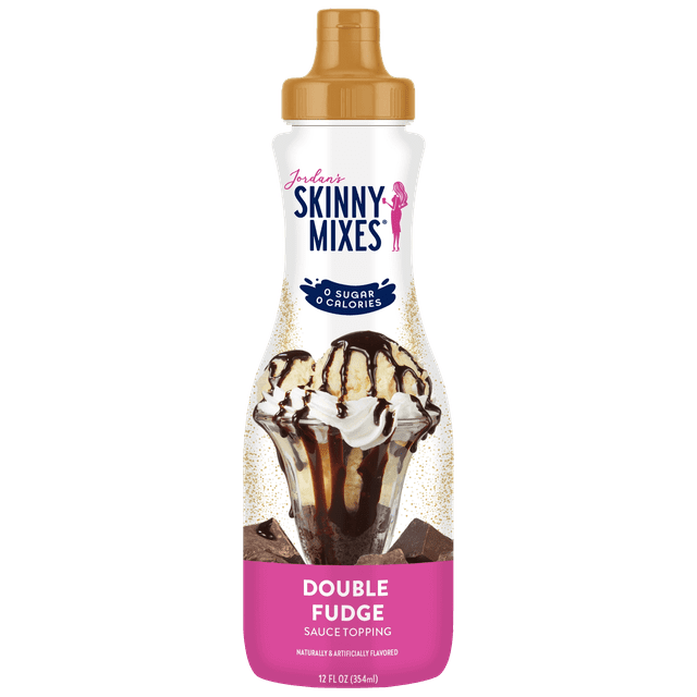 Jordan's Skinny Mixes, Double Fudge Sauce, Zero Calories,12 fl oz ...