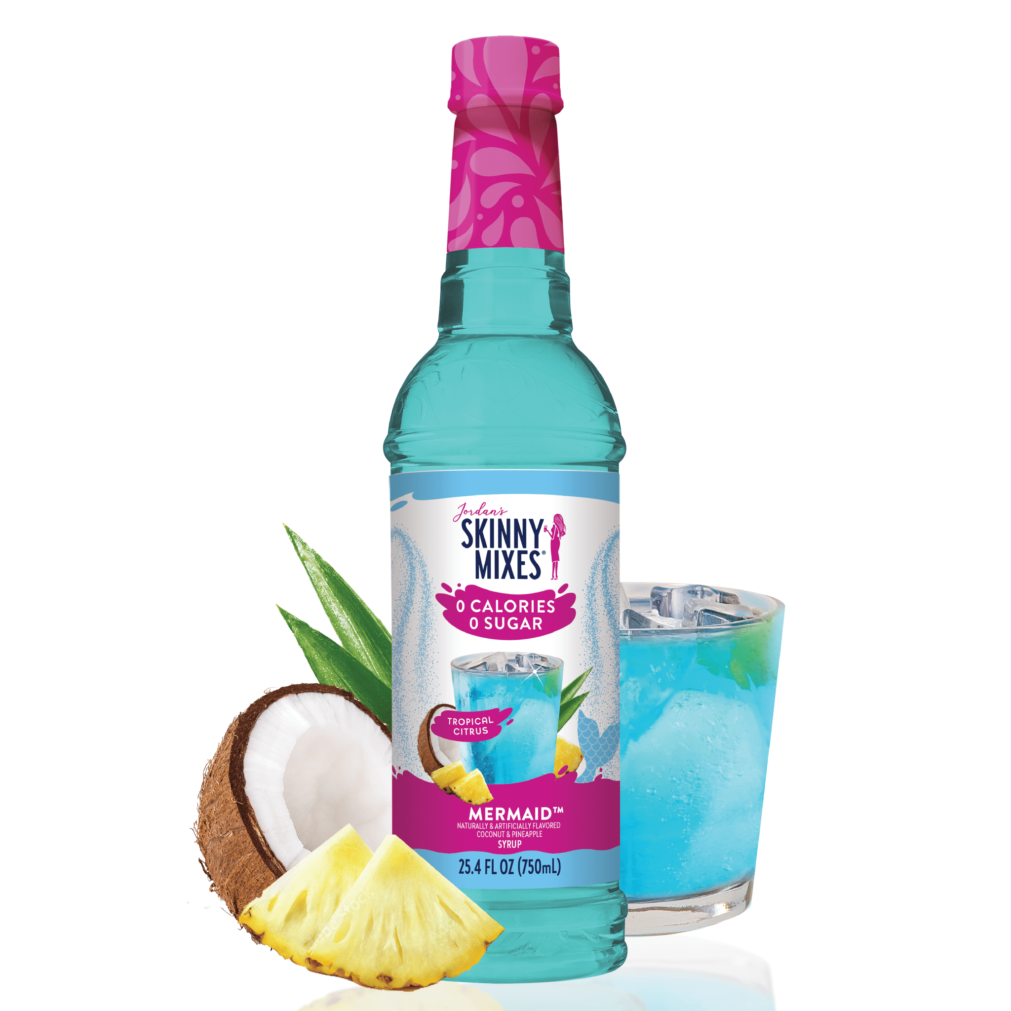 Jordan's Skinny Mixes Sugar Free Mermaid Syrup, 25.4 Fl Oz - Walmart.com