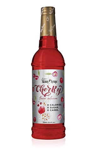 Jordan's Skinny Mixes, Sugar-Free Cherry Infused Flavor Syrup, Keto ...
