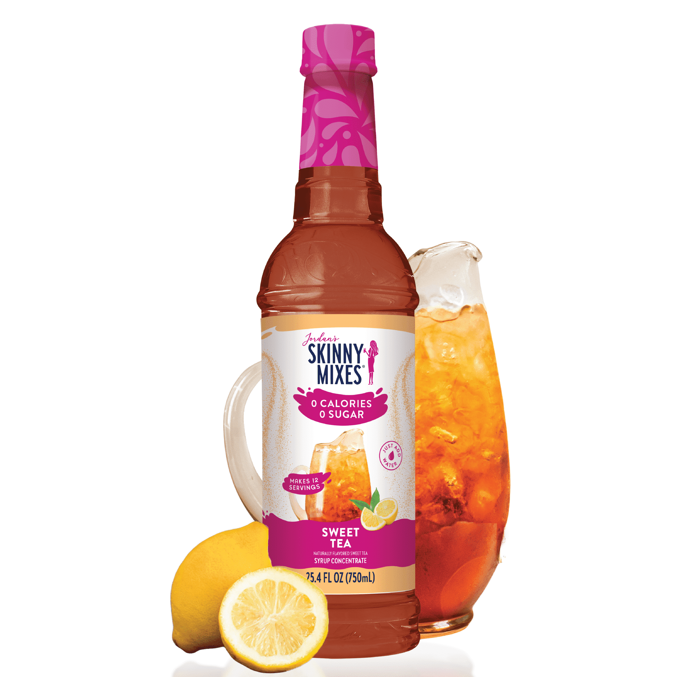 Jordan's Skinny Mixes Sugar Free Sweet Tea Syrup, 25.4 Fl Oz - Walmart.com