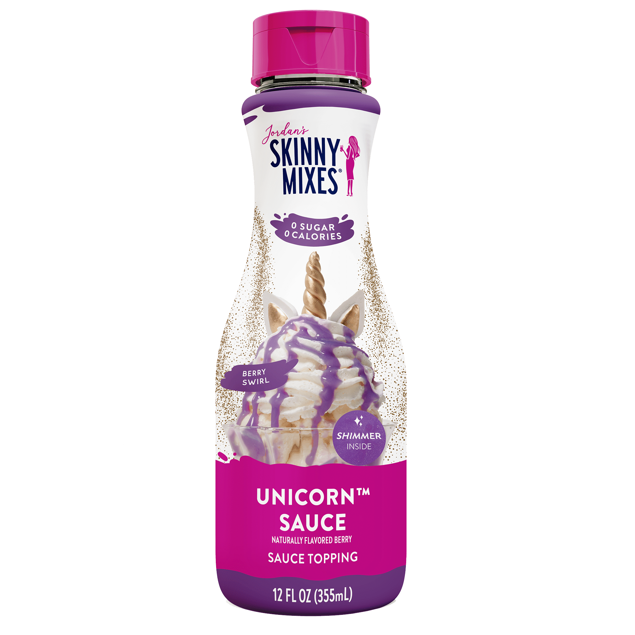 Jordan's Skinny Mixes, Unicorn Sauce Topping, Purple (12 fl oz ...