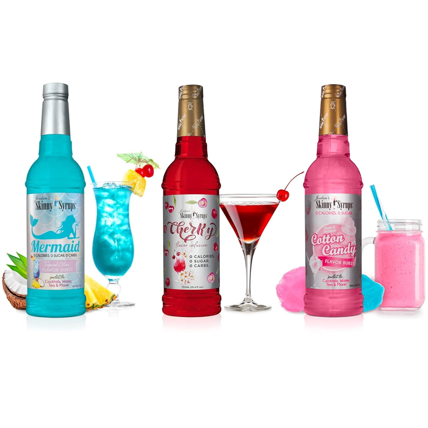 Jordan's Skinny Syrups Fantasy Collection Variety Pack: Sugar Free ...