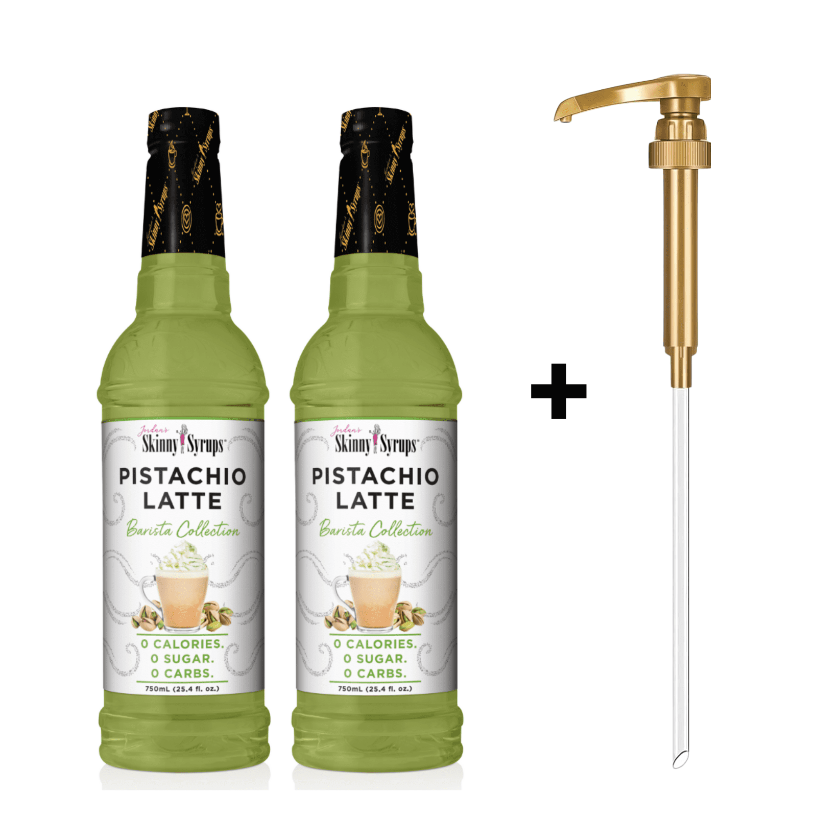 Jordan’s Skinny Syrups Pistachio Latte, Sugar-Free Syrup, 750ml (Pack ...