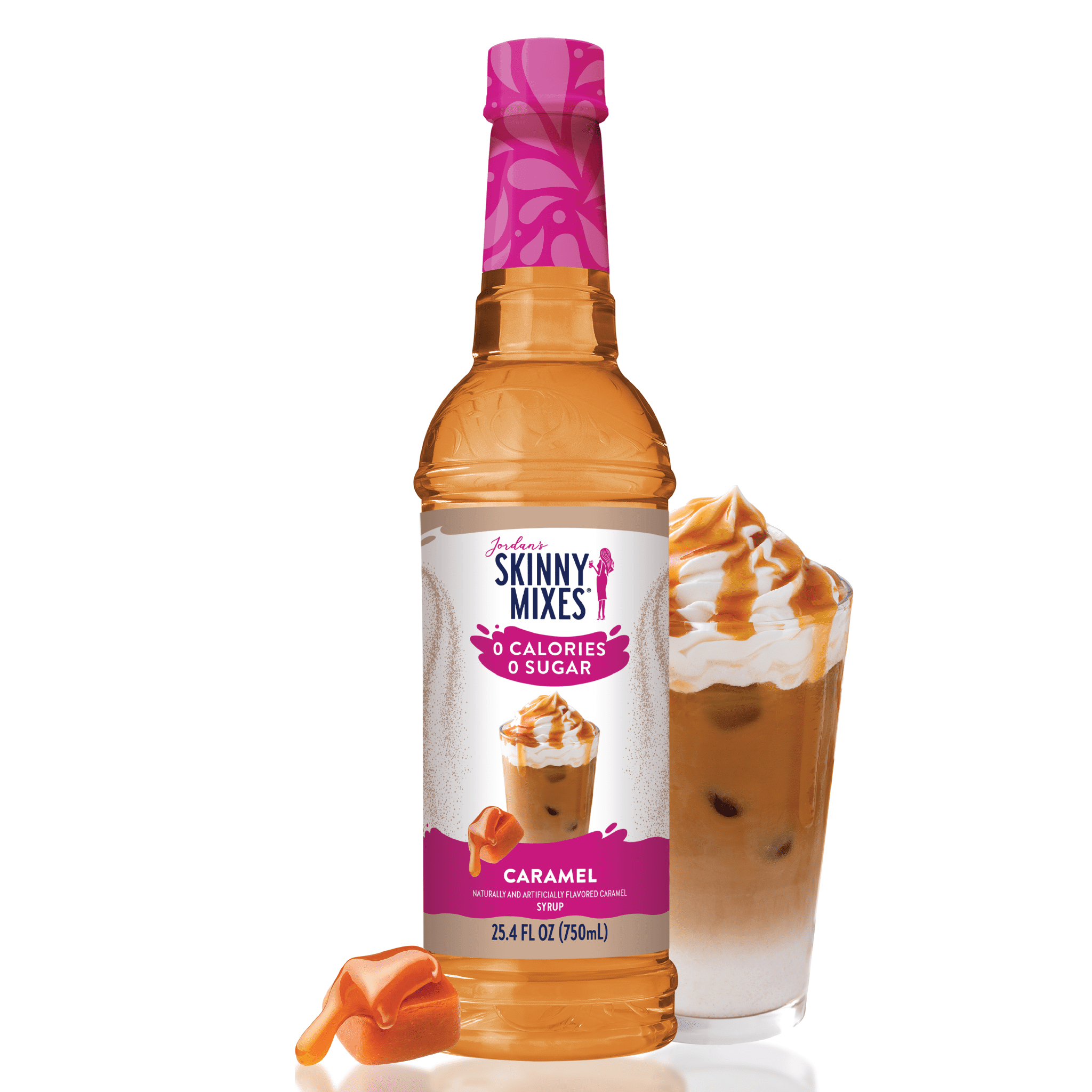 Jordan's Skinny Mixes Sugar Free Caramel Syrup, 25.4 Fl Oz - Walmart.com