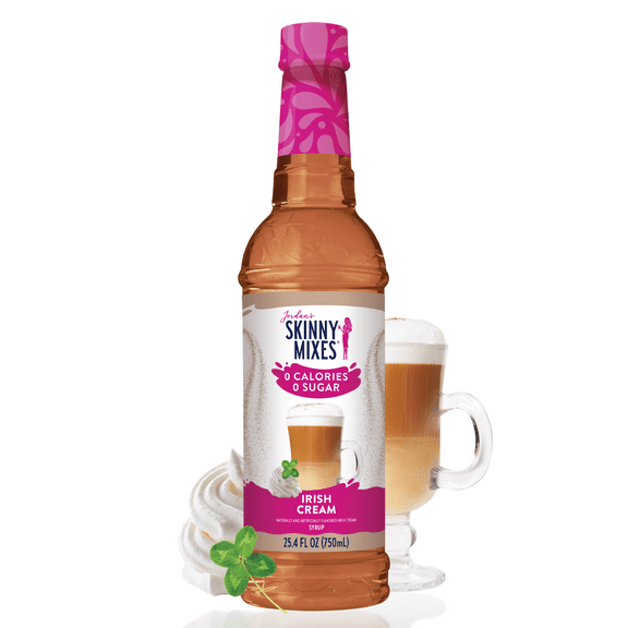 Skinny Mixes Sugar Free Simple Syrup, 750 ml, Keto-Friendly Sweetener ...