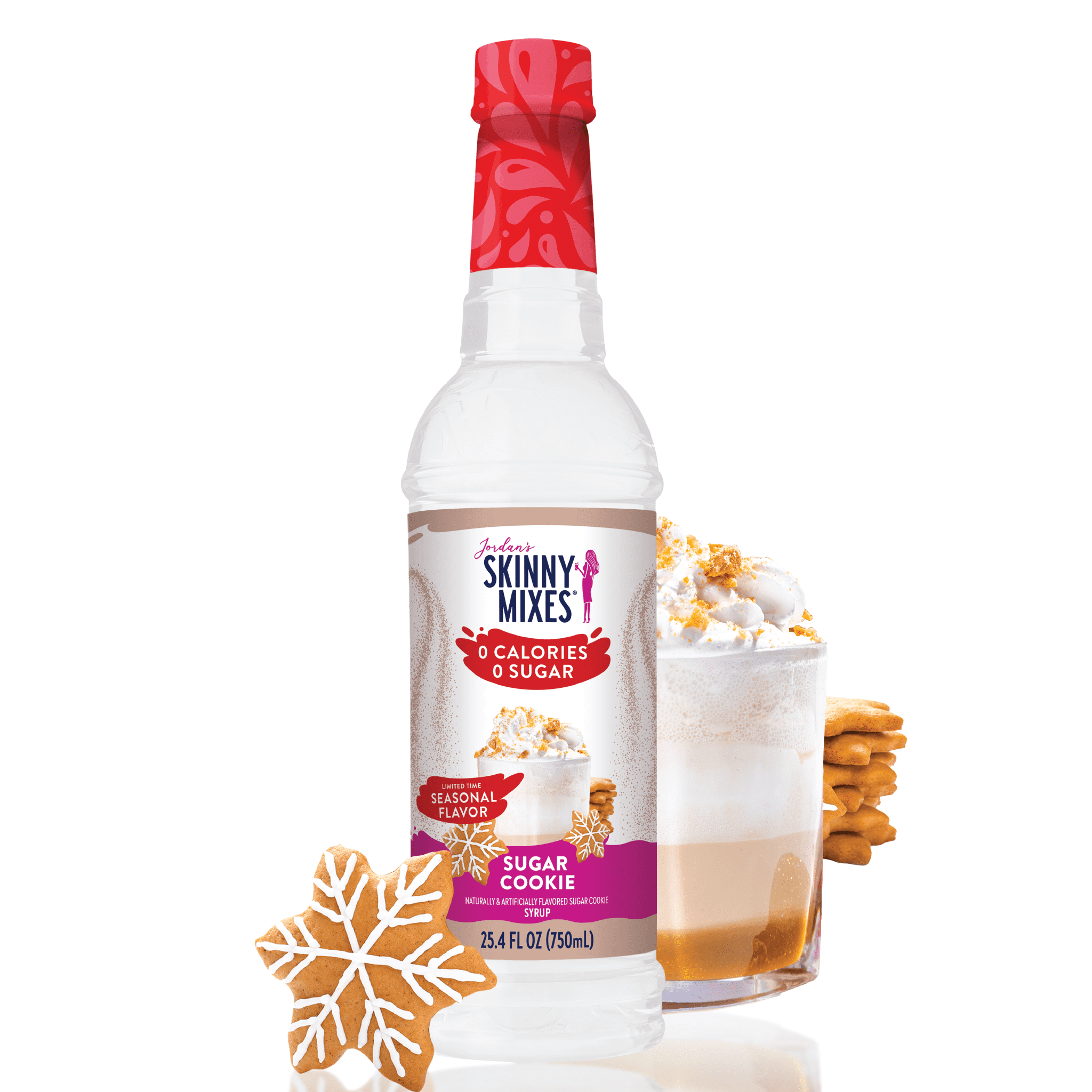 Jordan's Skinny Mixes Sugar Free Sugar Cookie Syrup, 25.4 Fl Oz ...