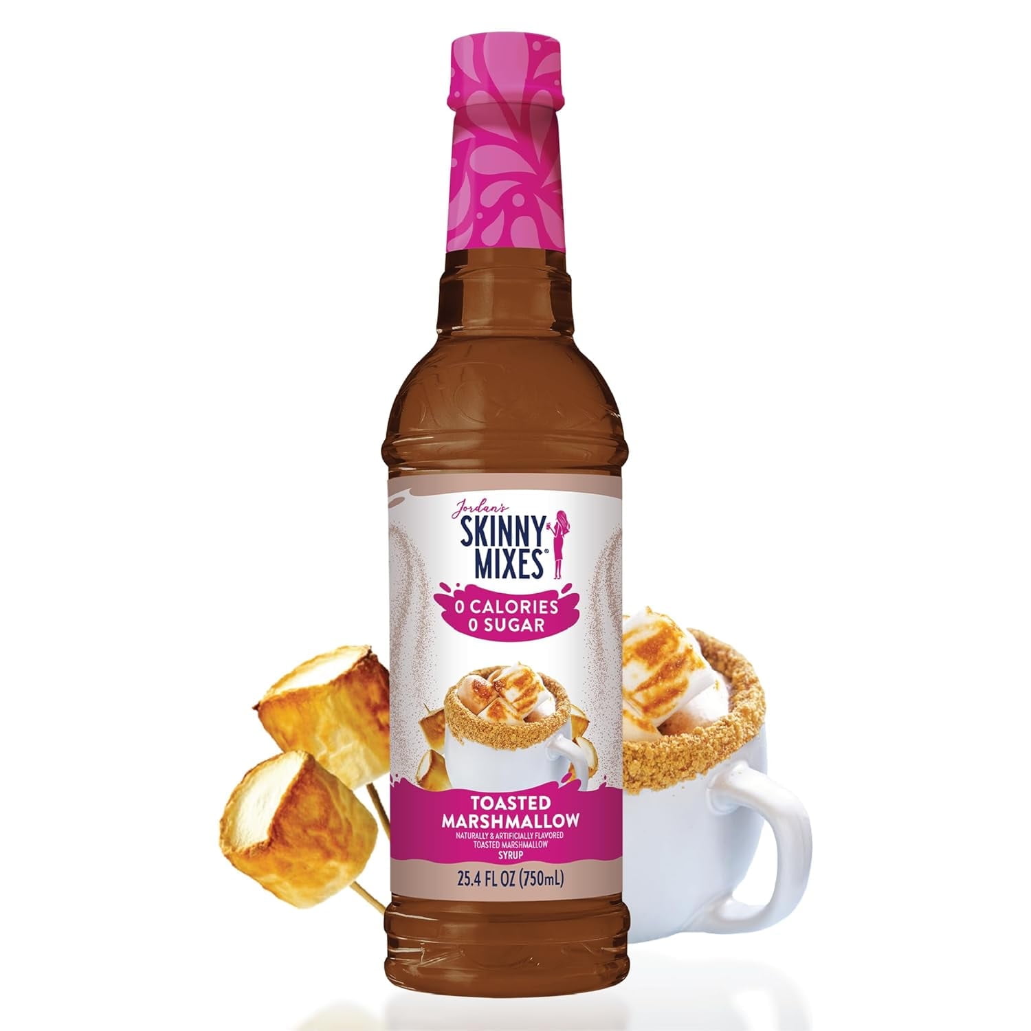 Skinny Mixes Toasted Marshmallow Coffee Syrup, 25.4 Fl Oz - Walmart.com