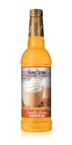 Jordan's Skinny Syrups, Vanilla Bean Pumpkin Coffee Syrup, Sugar Free ...