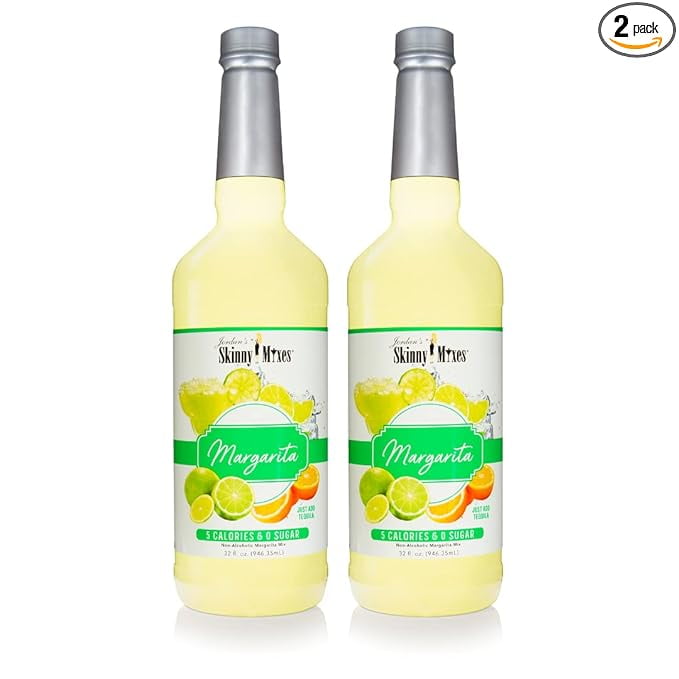 Jordans Skinny Mixes Margarita, Sugar Free Cocktail Flavoring Mix, 32 ...