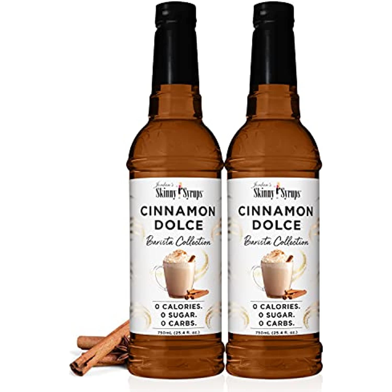 Jordans Skinny Mixes Cinnamon Dolce Coffee Flavoring Syrup, Sugar Free ...