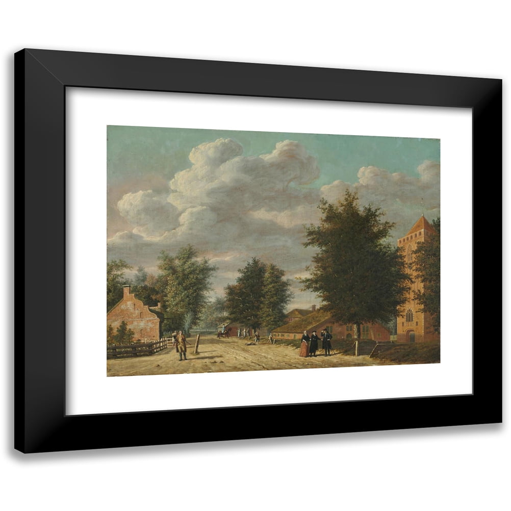 Jordanus Hoorn 24x19 Black Modern Framed Museum Art Print Titled - View ...