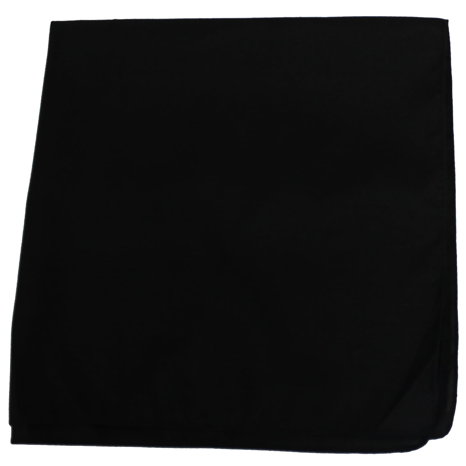 Jordefano Set of 12 Blank Cotton Plain Black Bandanas for Men and Women ...