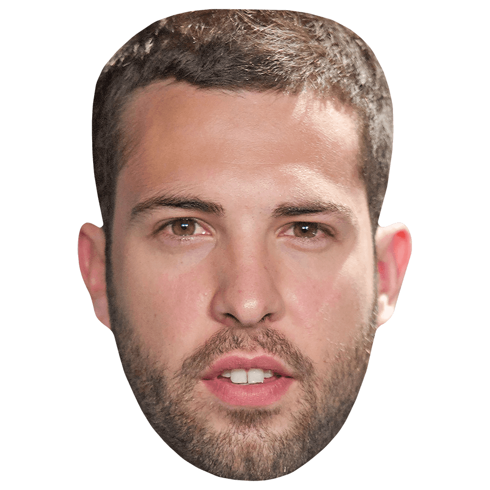 Jordi Ramos (Beard) Celebrity Mask, Flat Card Face, Fancy Dress Mask ...