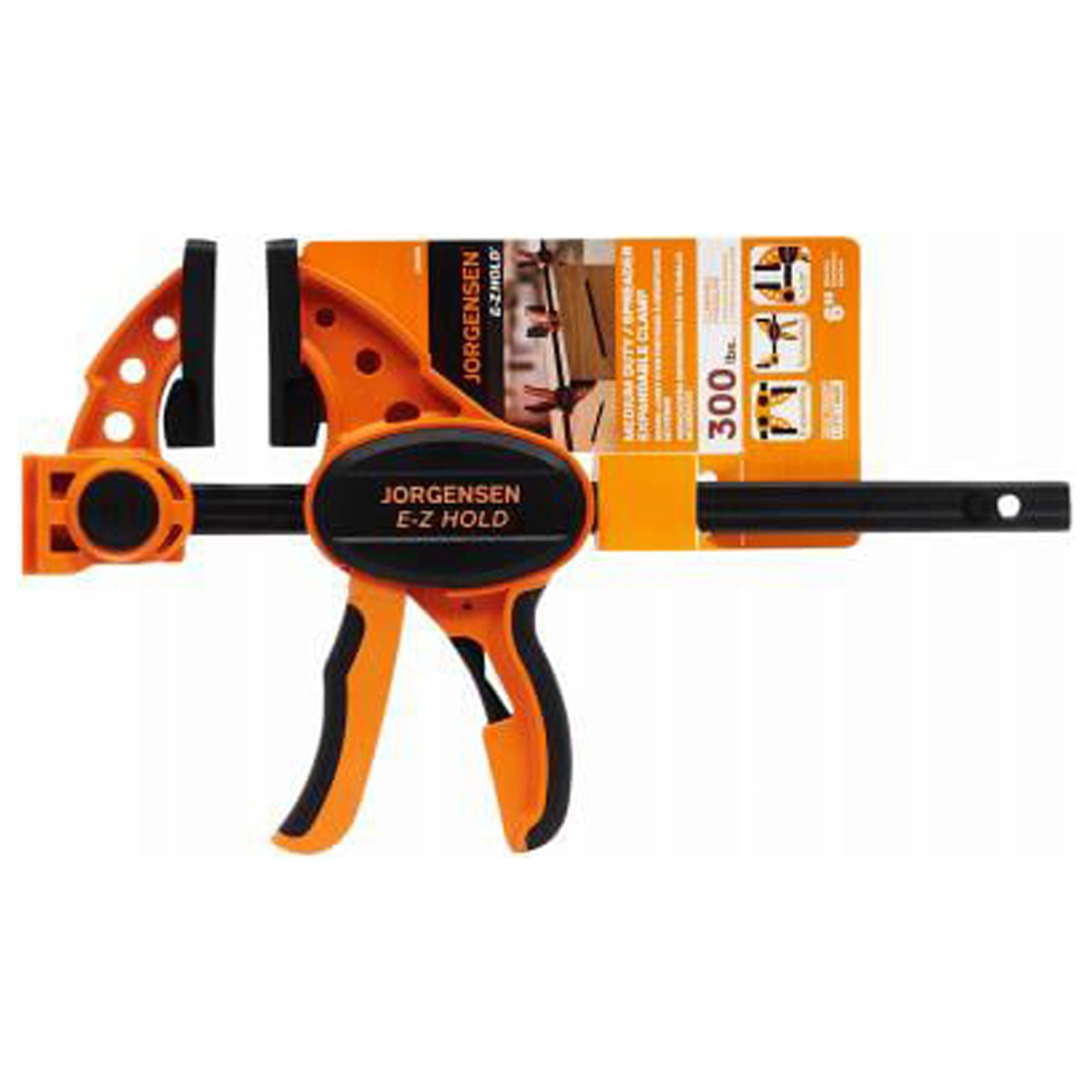 Jorgensen 33406 E-Z Hold Medium-Duty Clamp Bar, Expandable, 6-In ...