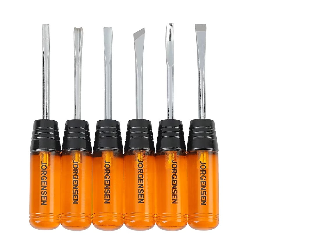 Jorgensen 6 -Pack Woodworking Chisel Set - Walmart.com