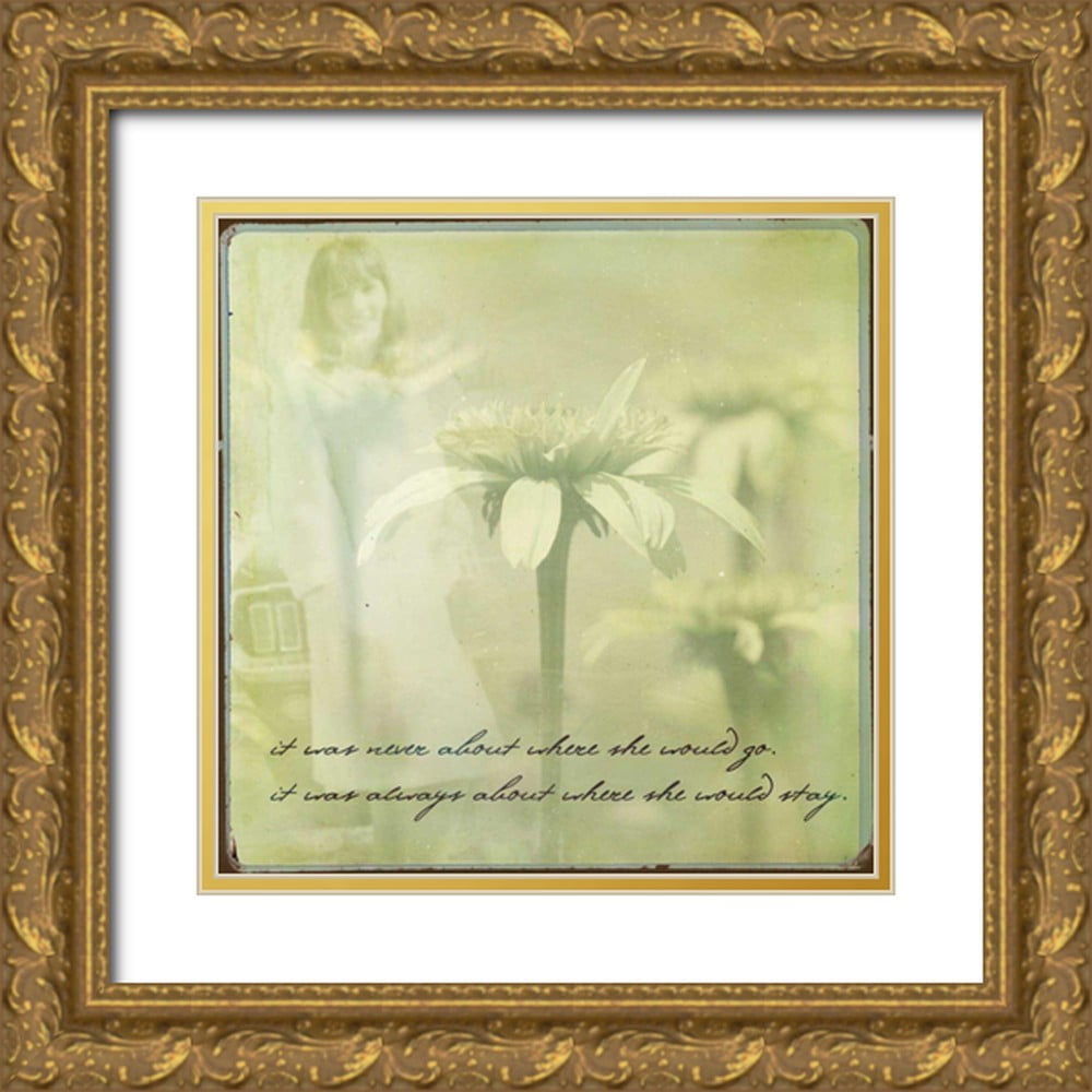 Jorgensen, Jennifer 20x20 Gold Ornate Wood Framed with Double Matting ...
