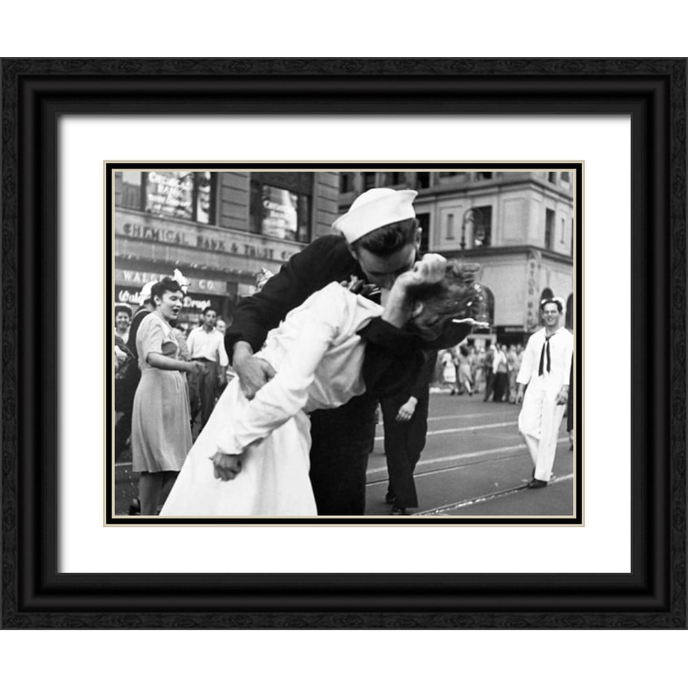 Jorgensen, Victor 14x12 Black Ornate Wood Framed with Double Matting Museum Art Print Titled ...