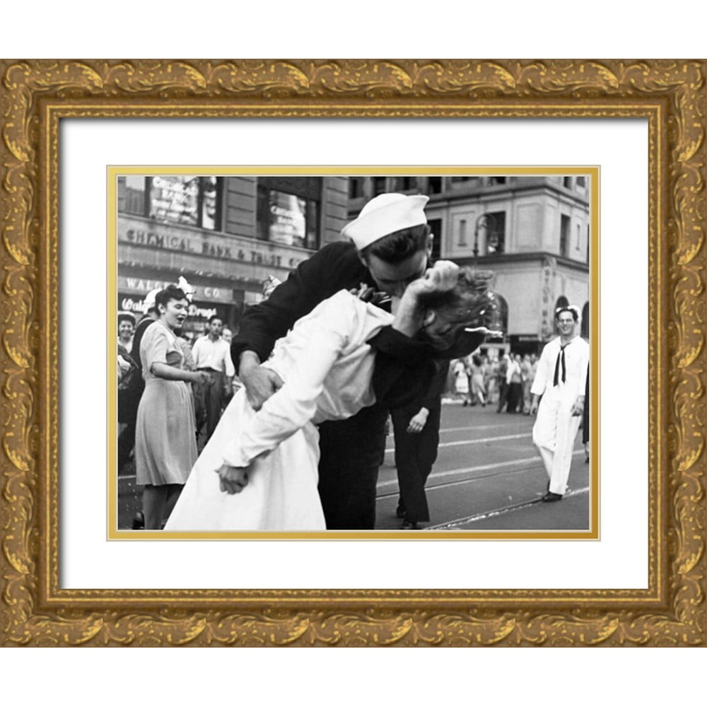 Jorgensen, Victor 14x12 Gold Ornate Wood Framed with Double Matting ...