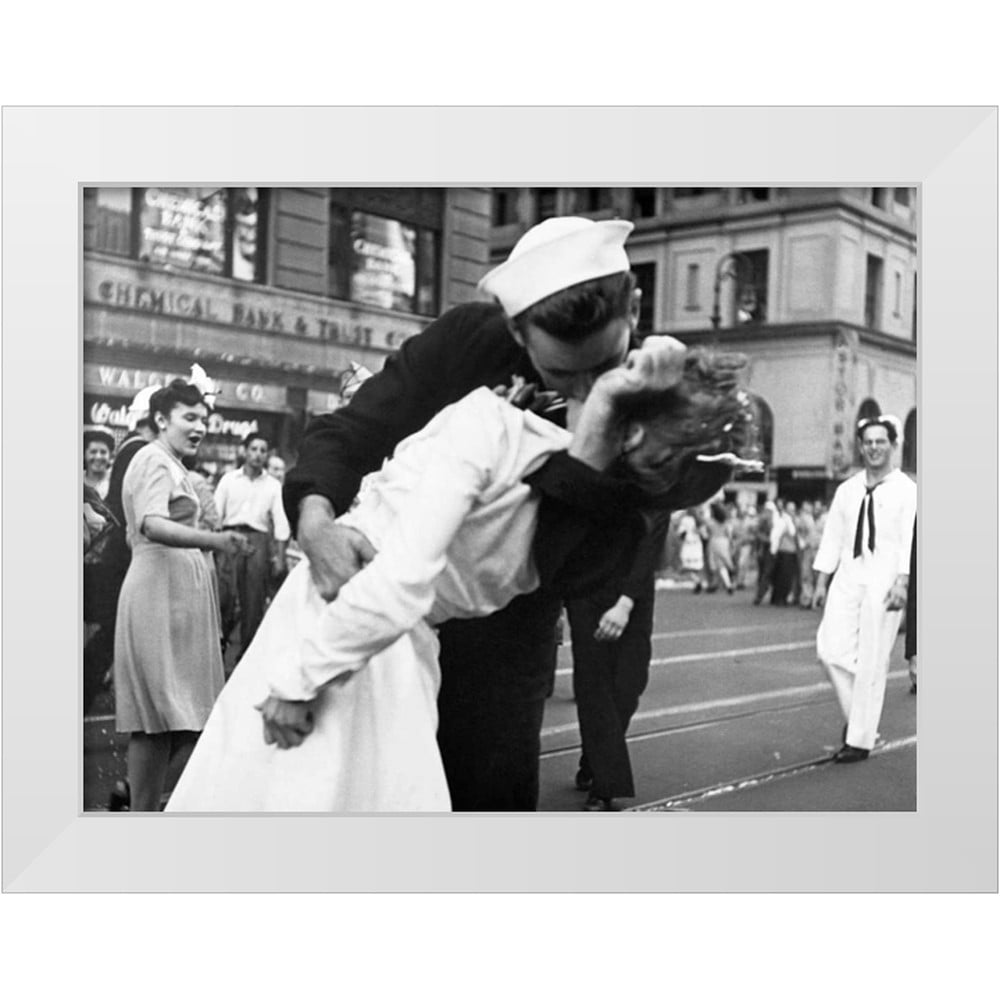 Jorgensen, Victor 24x19 White Modern Wood Framed Museum Art Print ...