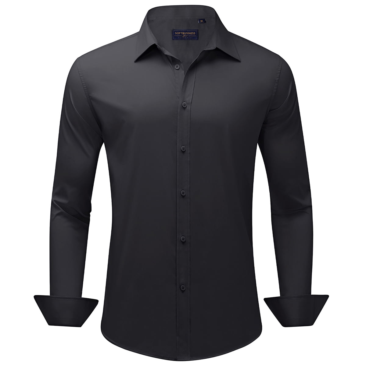 Jorlat Men's Dress Shirts Business Casual Button Down Shirts Stretch ...