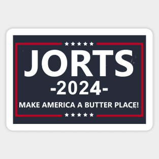Jorts 2024 - Make America A Butter Place Sticker Phone Decal Water ...