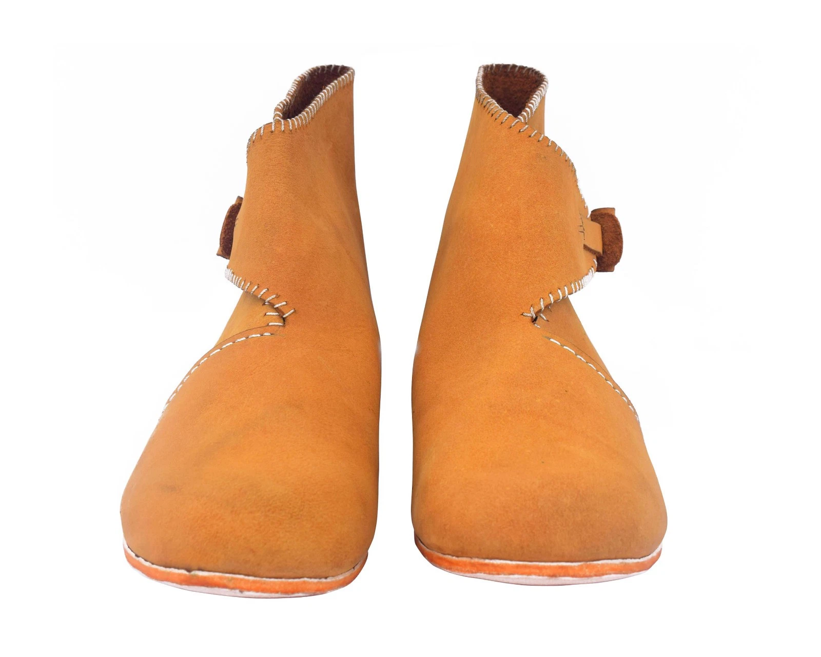 Jorvik Style Viking Leather Boots – Handmade Medieval Combat Shoes for ...