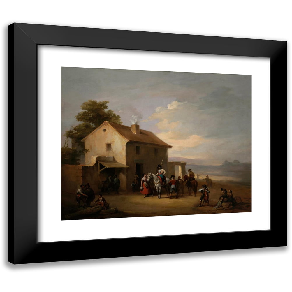 José Elbo Peñuelas 14x12 Black Modern Framed Museum Art Print Titled ...