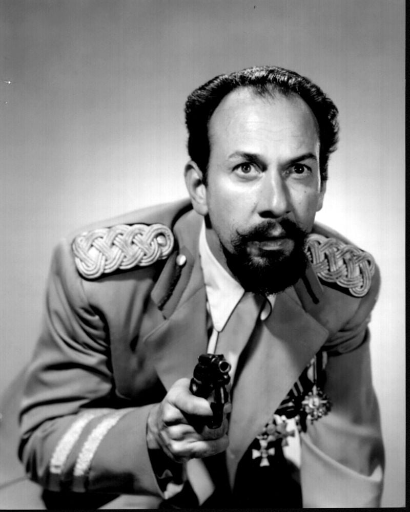 Jos Ferrer In Uniform With Gun Black And White Photo Print (8 x 10 ...