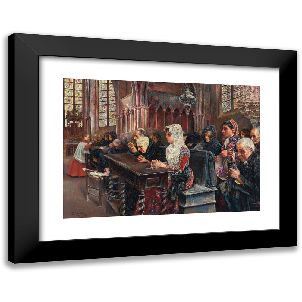 José Gallegos Y Arnosa 14x11 Black Modern Framed Museum Art Print ...