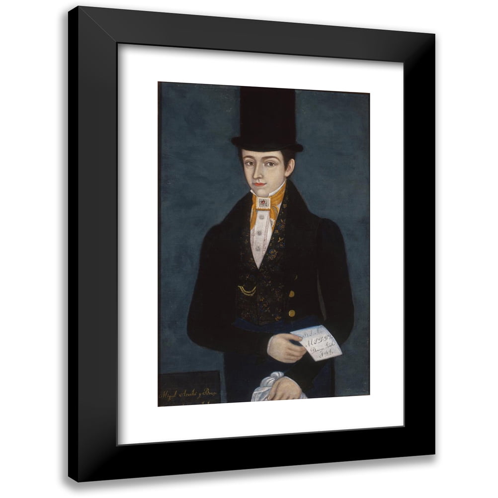José María Estrada 13x18 Black Modern Framed Museum Art Print Titled ...