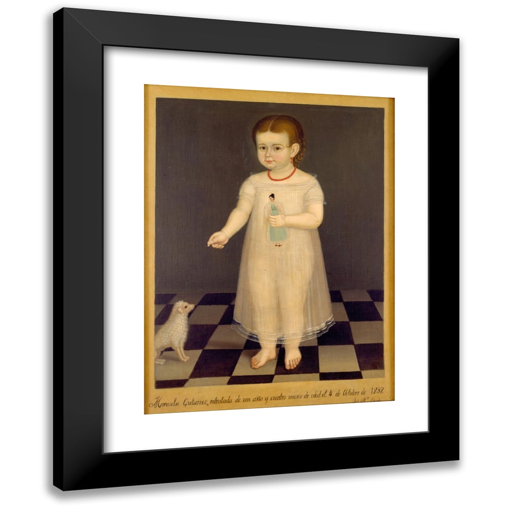 José María Estrada 14x18 Black Modern Framed Museum Art Print Titled ...