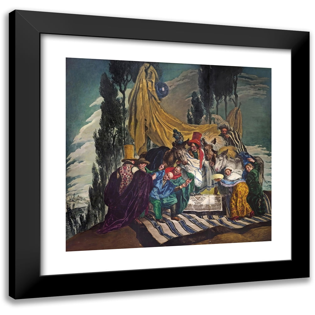 José María Sert 16x15 Black Modern Framed Museum Art Print Titled - The ...
