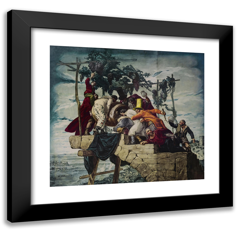 José María Sert 22x20 Black Modern Framed Museum Art Print Titled - The ...