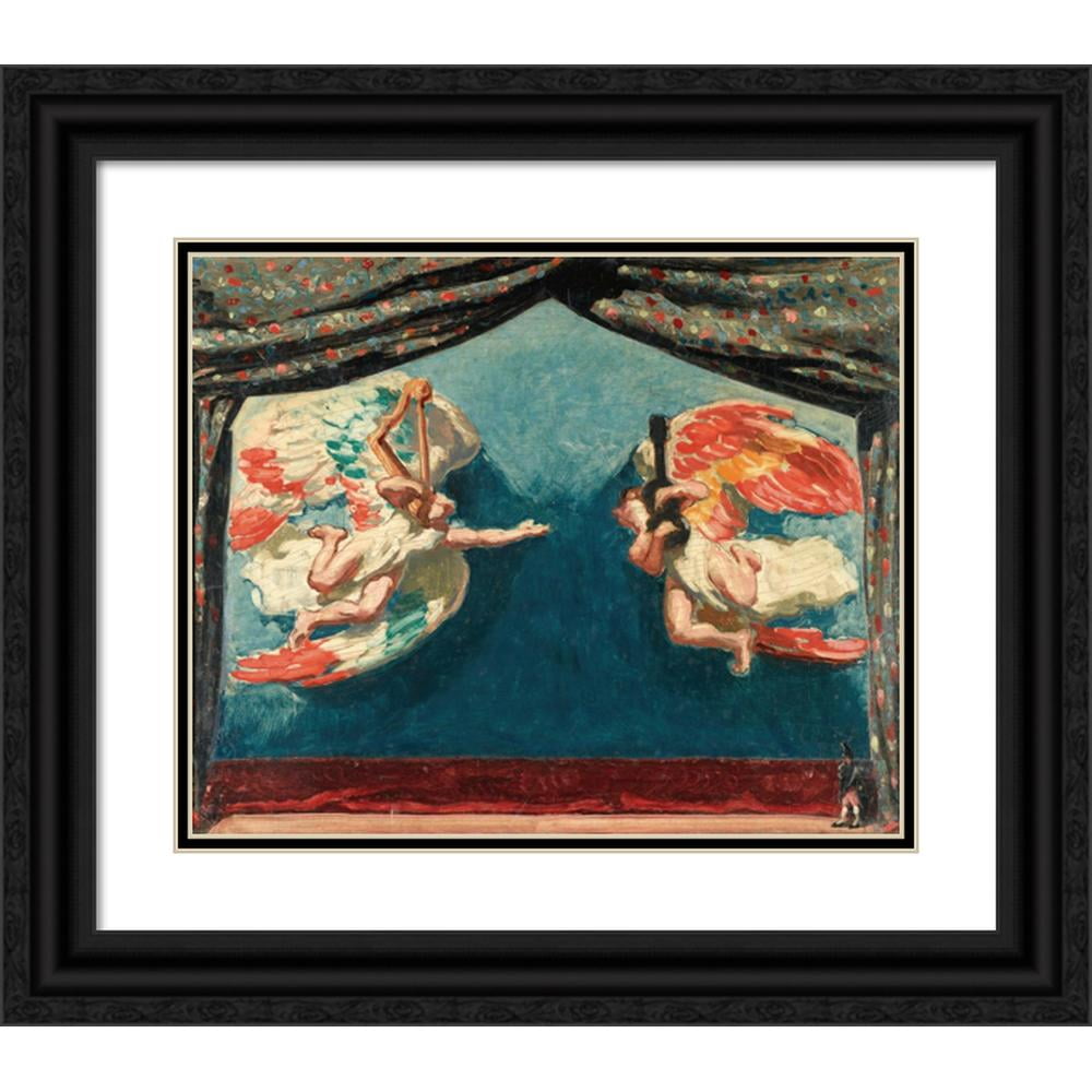 José María Sert 24x20 Black Ornate Framed Double Matted Museum Art ...