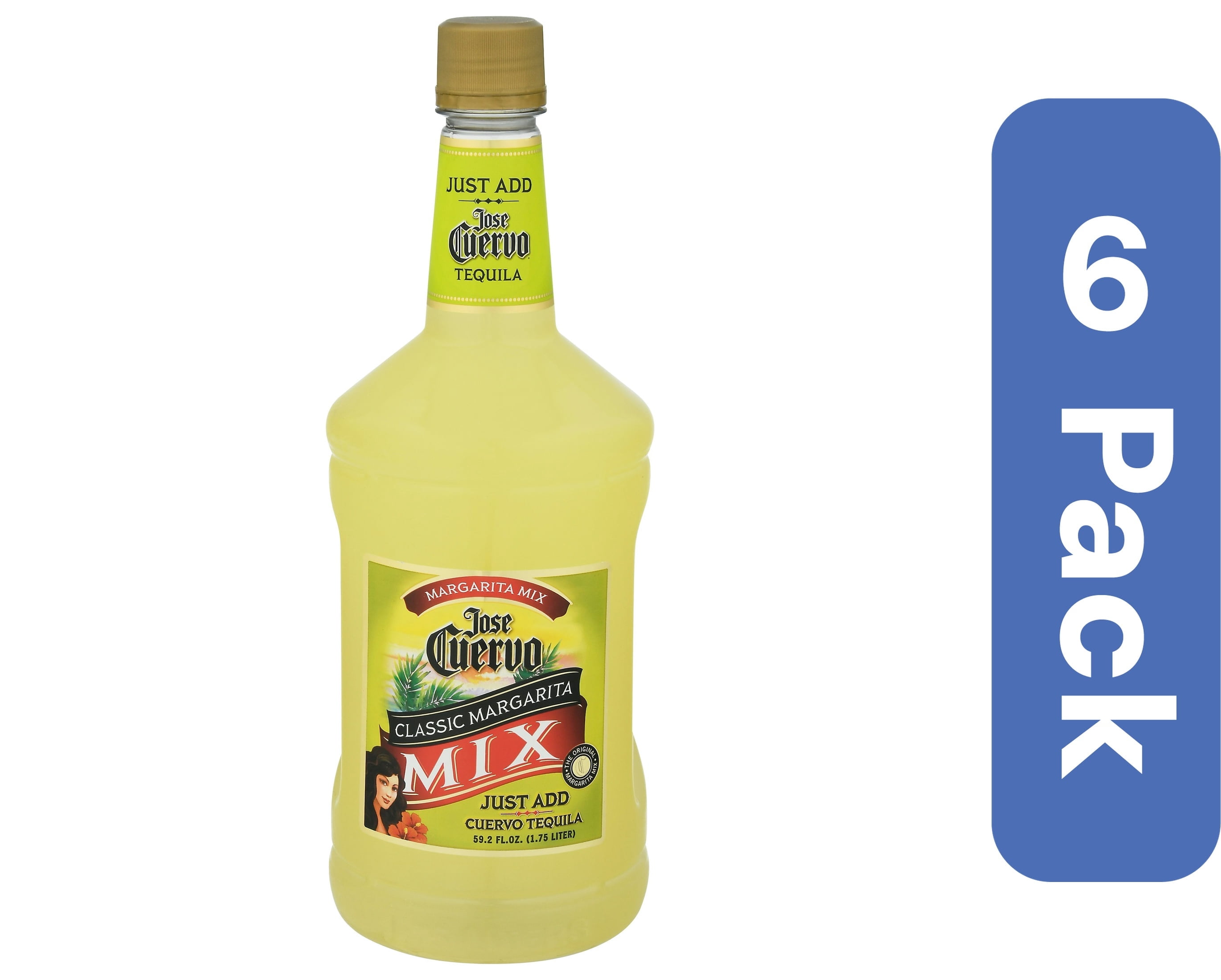 Jose Cuervo Margarita Mix 1.75 Original (Pack of 6) - Walmart.com
