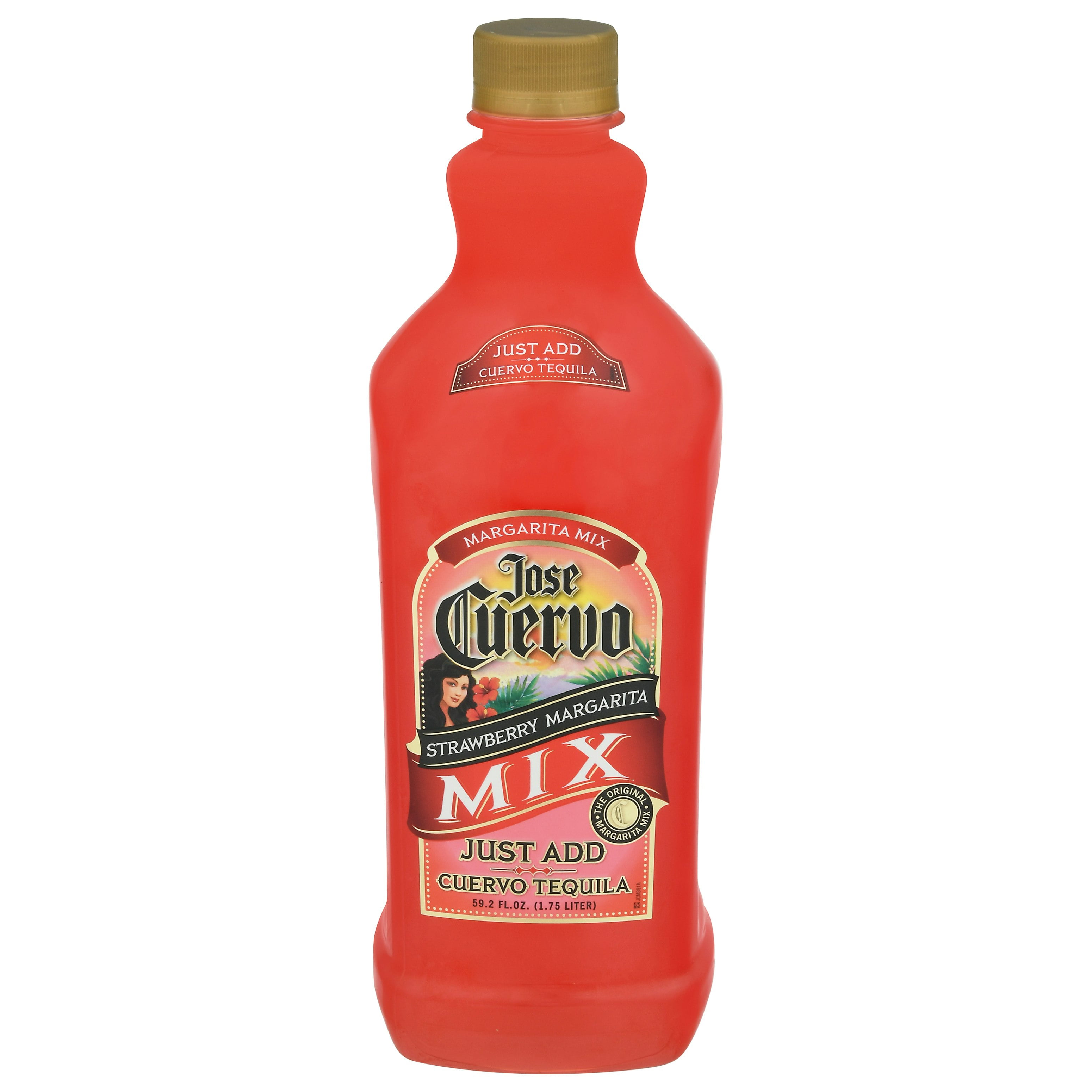 Jose Cuervo Mix Margarita Strawberry Lime 1.75 L (Pack Of 6) - Walmart.com